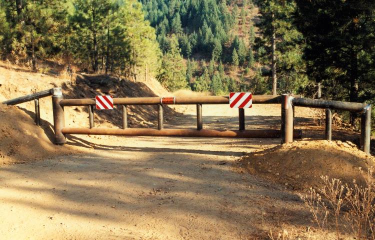 A Bullet Proof Gate from Mobile Service Technologies, Inc.